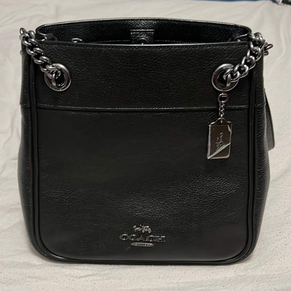 Black Coach Bucket Bag For Sale at William Biscoe blog